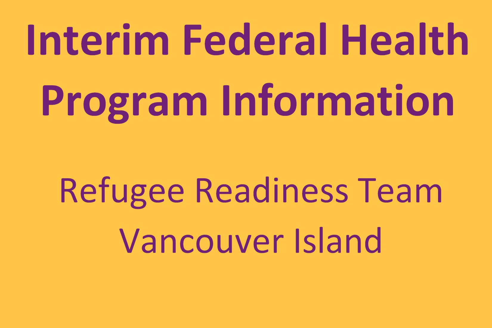 RRT-VI Healthcare Resources – Inter-cultural Association of Greater ...